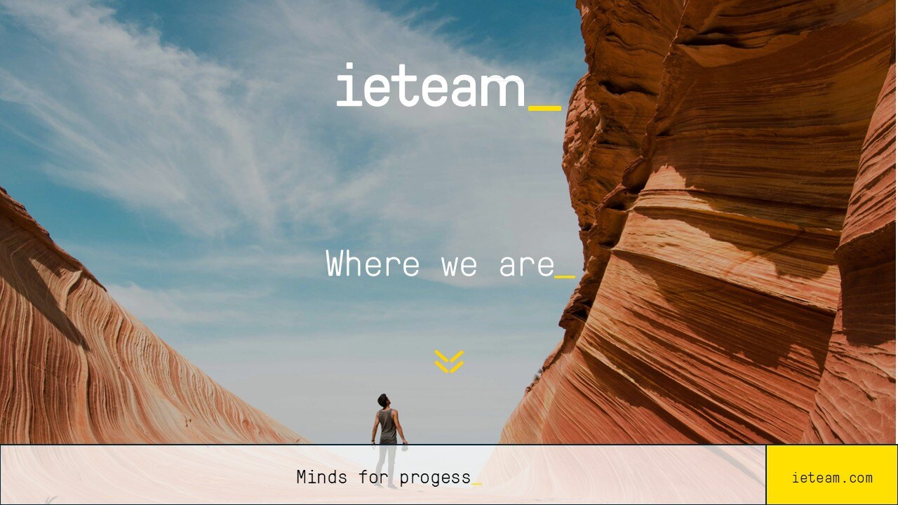 Dónde estamos - ieteam